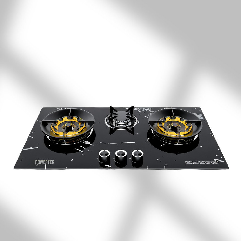 Powertek Builtin Hob Stainless Steel Metal Burner 4 Line – Powertek